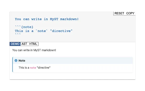 Working Locally With MyST Markdown - Curvenote Blog