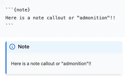 Callouts & Admonitions - MyST Markdown