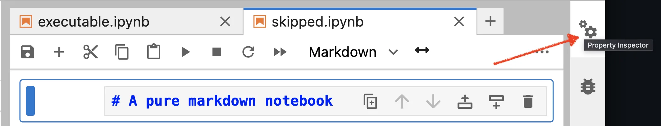 Add metadata to notebooks - MyST Markdown