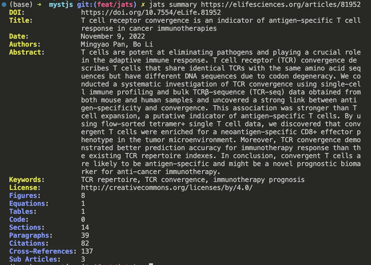 Working with JATS - MyST Markdown Guide